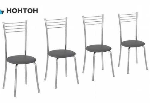 Комплект стульев Кассия хром / серый