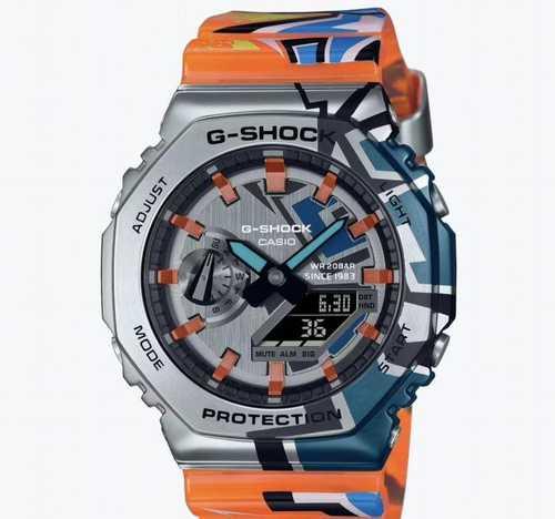 Часы Casio G-Shock GM-2100SS-1A, оригинал, новые