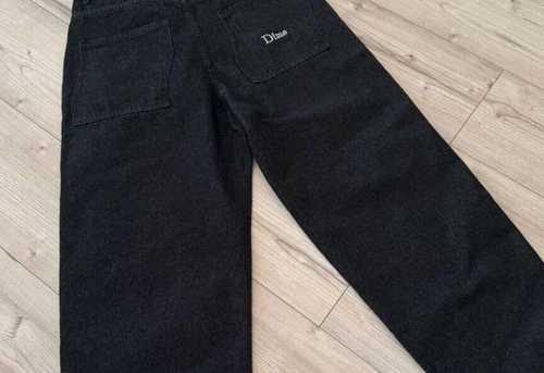 Широкие джинсы Dime черные