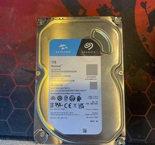 Seagate skyhawk 1tb 2шт нерабочие