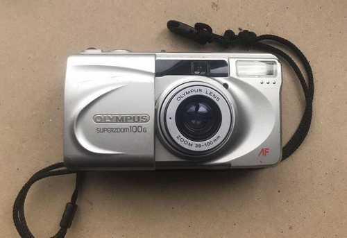 Пленочный фотоаппарат Olympus superzoom 100g