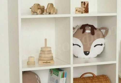 Стеллаж деревянный для игрушек