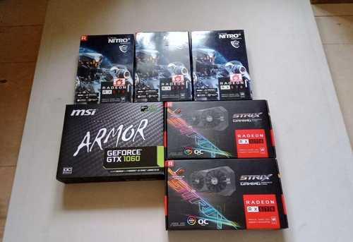 AMD RX570 / Nvidia GTX1060 коробки