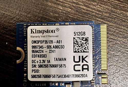 SSD Kingston 512GB 2230 M.2 NVMe