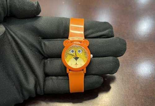 Детские часы тик-так H110-1 оранжевые