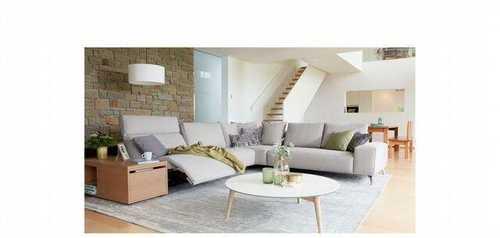 Угловой диван Romano с реклайнером Ткань категория