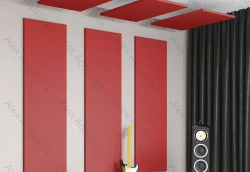 Акустическая панель для потолка cloud-A-slim Red