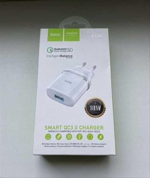 Зарядное устройство Hoco smart qc3.0 charger c12q