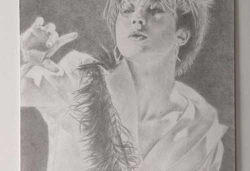 Рисунок k-pop bts jimin А3