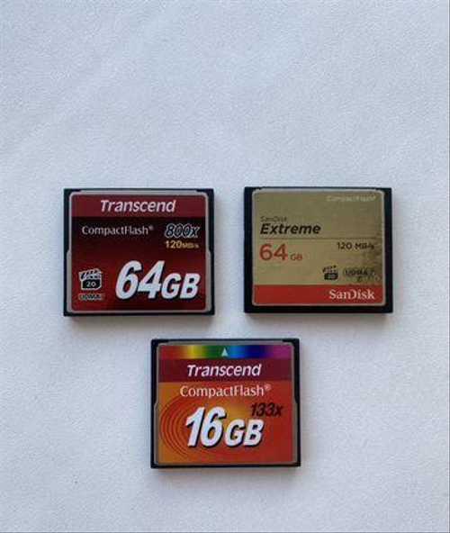 Карты памяти CompactFlash 64G