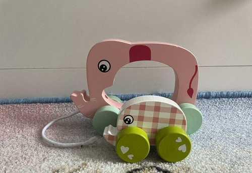 Каталка BabyGo Слоник 2в1