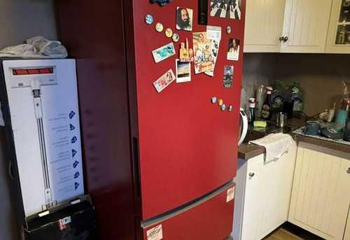 Холодильник haier красный