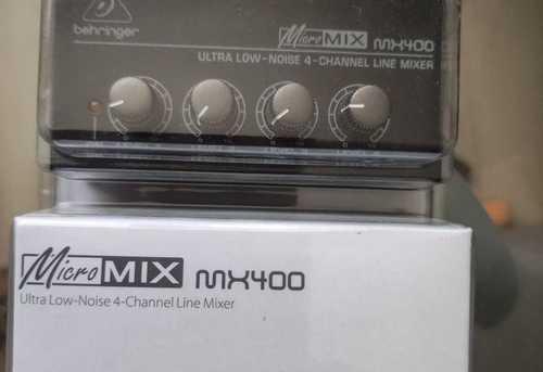 Микшерный пульт Behringer MX400