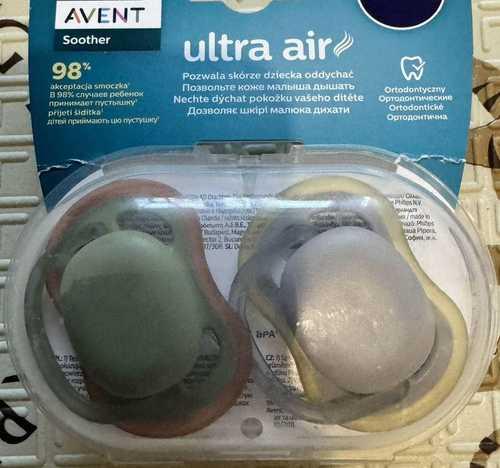 Пустышки Philips Avent Ultra air