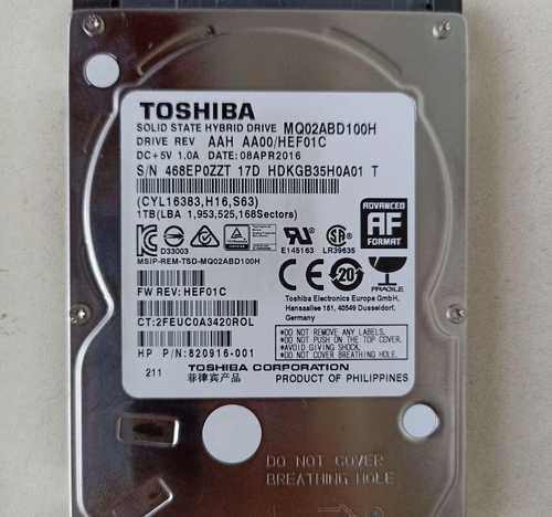 Sshd Toshiba 1000gb