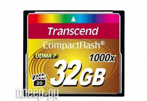 32Gb - Transcend 1000x - Compact Flash TS32GCF