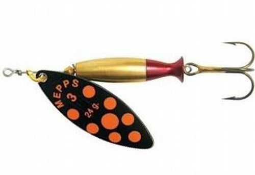 Вертушка Mepps aglia long heavy Black/Orange,1шт
