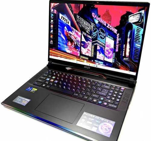 Топовый MSI GE78 Raider 17"2K i9/64Gb/RTX4090/2Tb