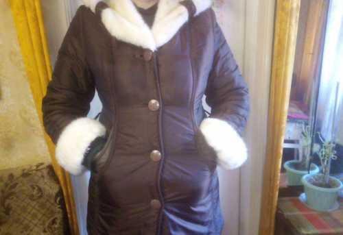 Куртка женская зимняя с искусственным мехом