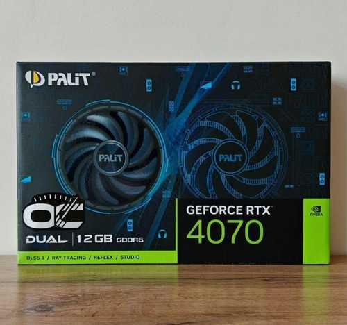 Palit RTX 4070 Dual OC 12GB. Гарантия