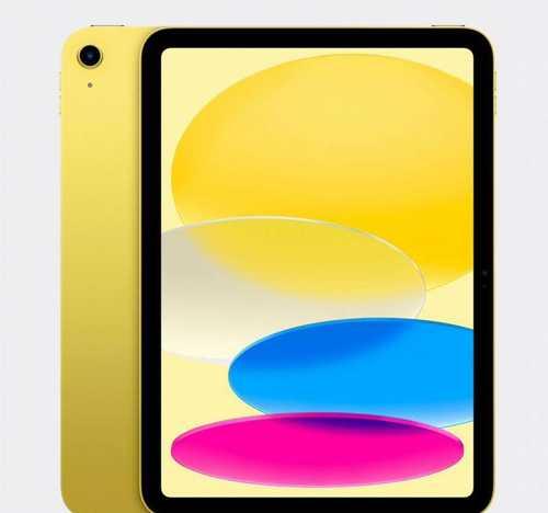 Apple iPad (2022) Wi-Fi   LTE 256Gb, желтый