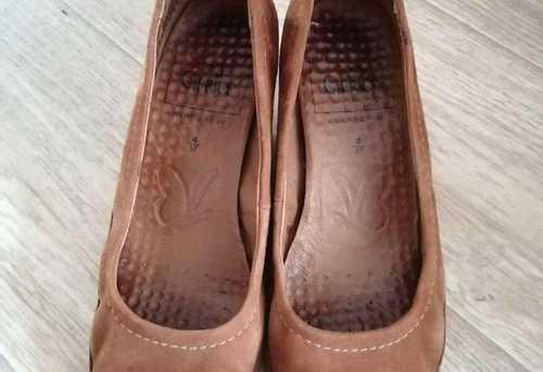 Туфли женские caprice 37 (замша, кожа)