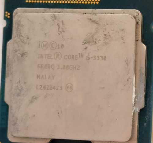 Процессор intel core i5 3330