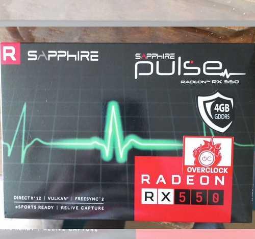 Видеокарта AMD radeon RX550