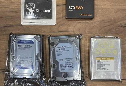 Жесткие диски от 1tb