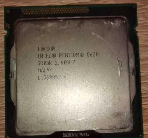 Процессор Intel Pentium g620 2,6Ghz 2ядра LGA1155