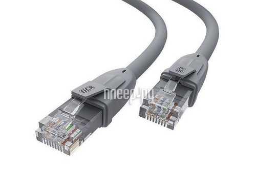 GCR UTP 24AWG cat.6 RJ45 T568B 3.0m Grey GCR-52593