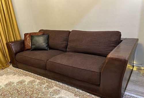 Кожаный диван,Longhi Италия