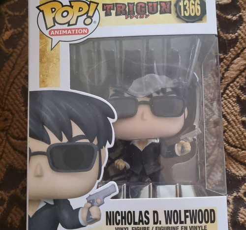 Funko pop. Trigun Nicholas D. Wolfwood