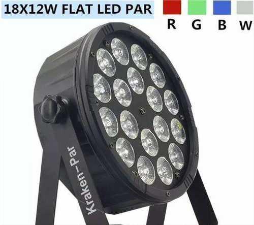 LED PAR 18x18 rgbw светомузыка (новый)