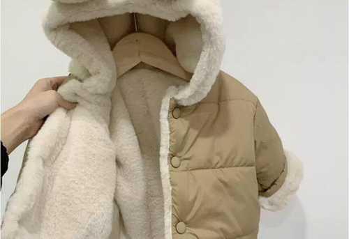 Куртка детская зимняя с ушками