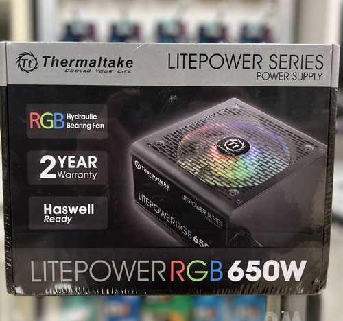 Блок питания thermaltake SMART RGB 80  650W