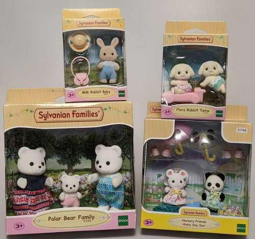 Sylvanian families Мишки, крольчата