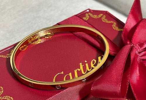 Браслет Cartier Love (тонкий) Премиум
