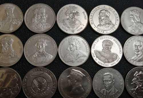 Юбилейные монеты Польши. Набор 15 шт