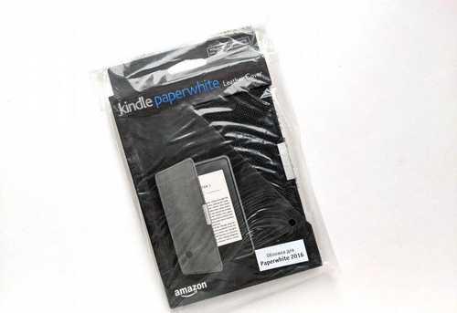 Чехол обложка Paperwhite 3 2015 Leather черная