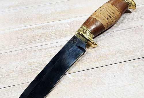 Нож Ирбис ст.95х18 (орех/береста) (Русский Нож)
