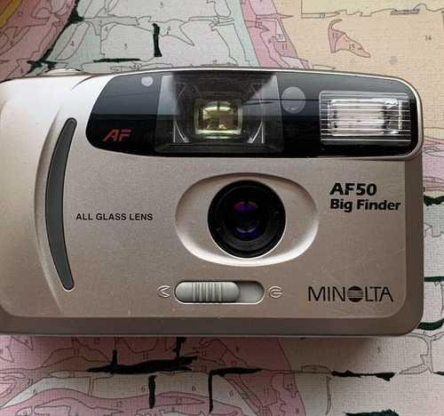 Minolta AF 50 плёночный фотоаппарат