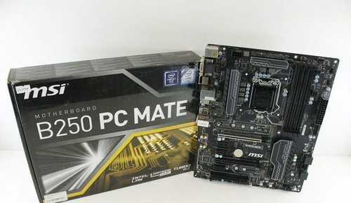 Материнская плата (1151) MSI B250 PC Mate
