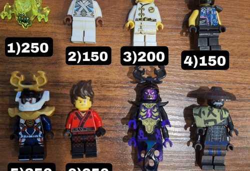 Lego ninjago минифигурки