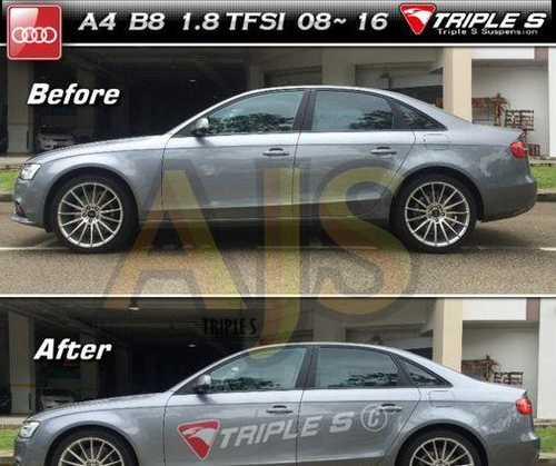 Triple S пружины под занижение audi A4 MK4 B8 8K t