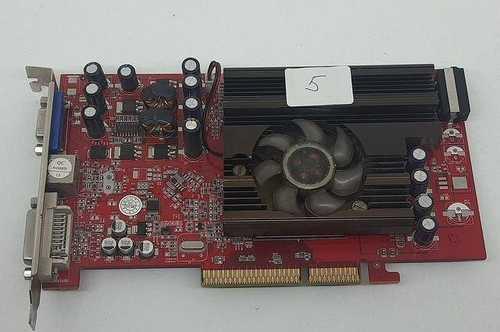 Видеокарта AGP ATI Radeon 9800SE бу