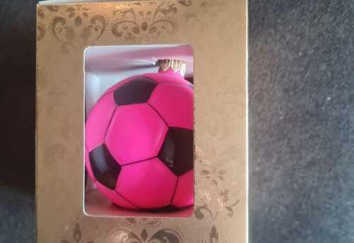 Ёлочная игрушка футбольный мяч Ариель