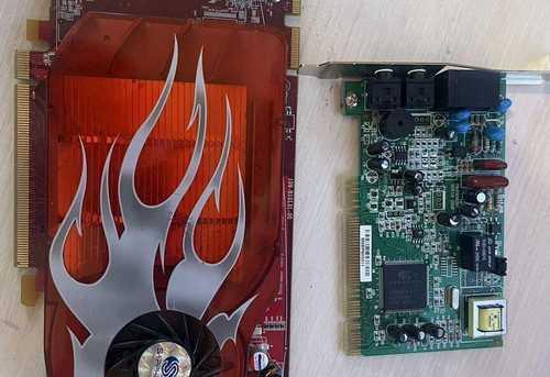 Видеокарта HD 2600 XT 256 и PCI D-Link DFM-562