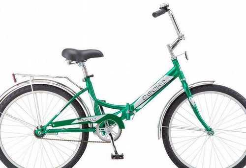 Велосипед складной Десна-2500 d-24 1x1 14" зеленый
