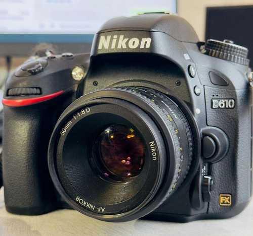 Фотоаппарат Nikon D610 Body   Объектив Nikon AF-S